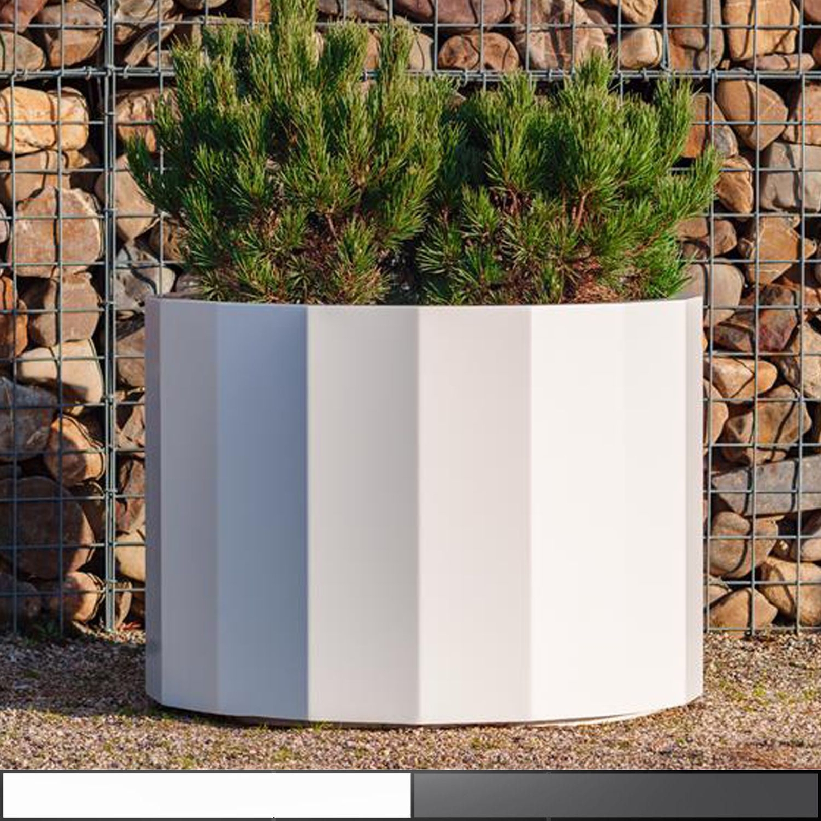 More Than Pots | ADEZZ Aluminium round BOXER Planter
