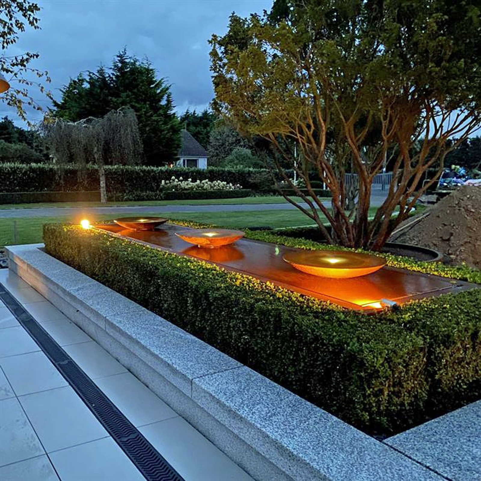 Corten Steel Water Feature Corten Water Features – Rose & Rust