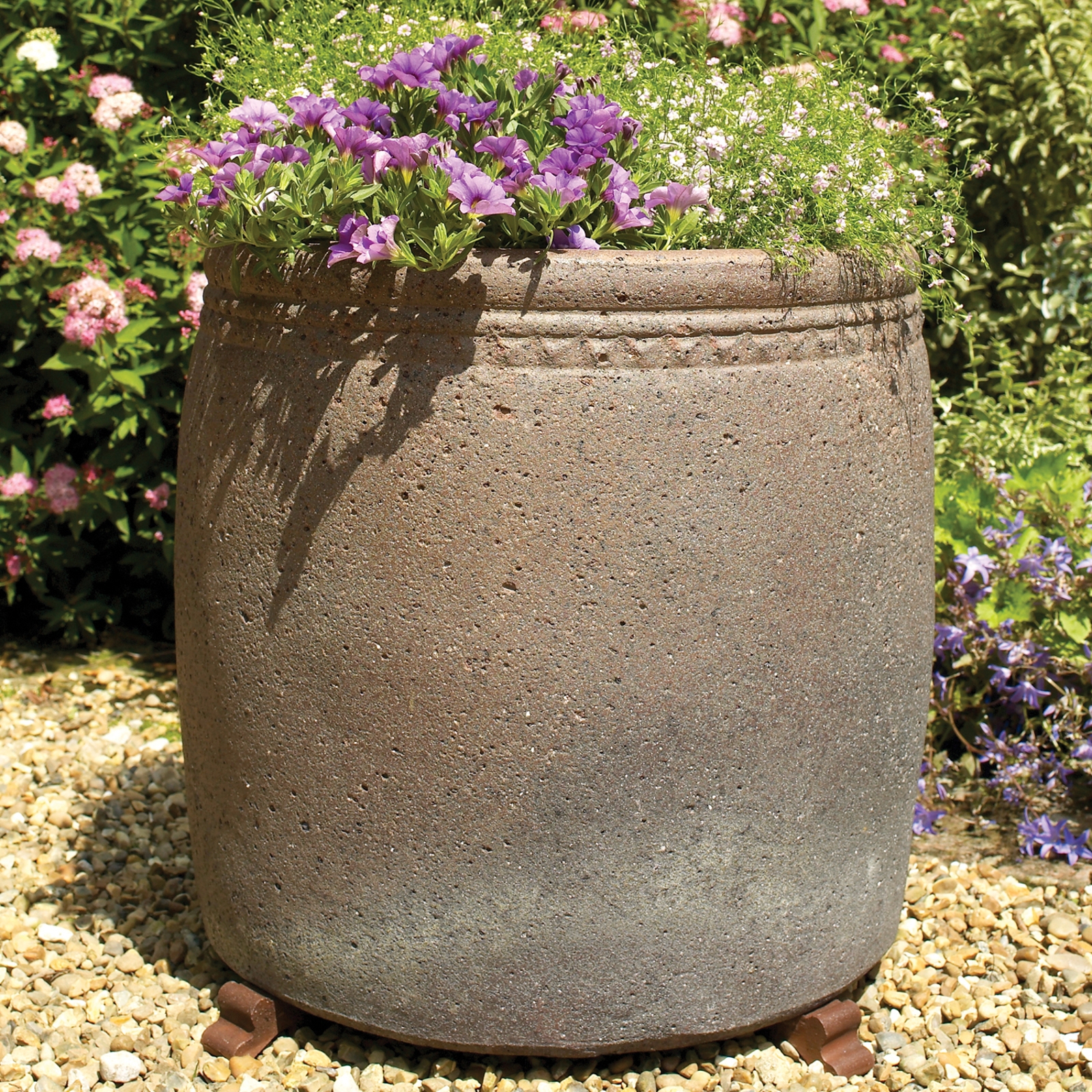 Old Stone Cylinder (3 sizes) - OL55 - Riverhill Garden Supplies - More ...