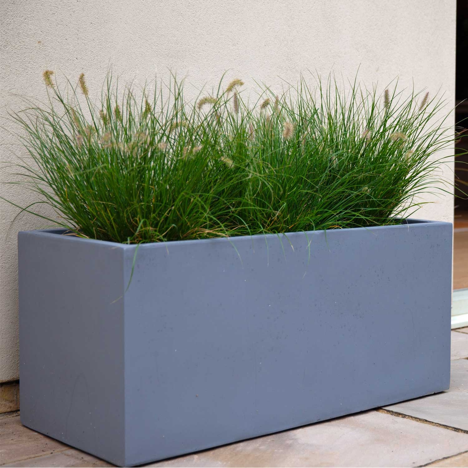 Stonelite Grey Urban Garden Trough (2 sizes 80cm/100cm) - GUT - Riverhill Garden Supplies - More ...