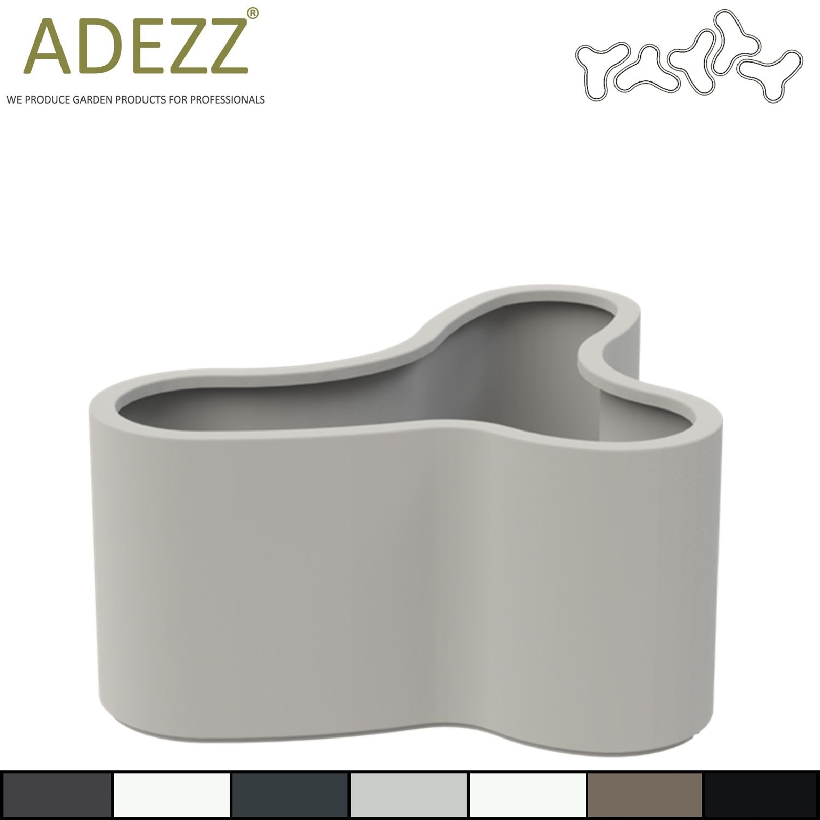 ADEZZ Fibreglass Organ Planter (1 size) - PO1 - ADEZZ - More Than Pots